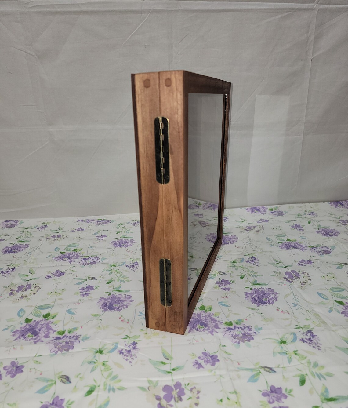 10 X 10 X 1 1/2 Wooden Shadow Box / Hinged Glass / Display - Etsy