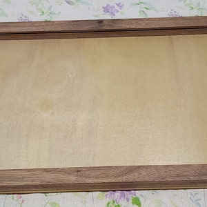 12 X 8 X 1/4 Wooden Shadow Box / Permanent Glass Top / NO Hinged Lid ...