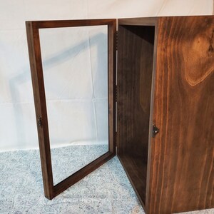 19 X 12 X 9 Wooden Shadow Box / Hinged Glass Lid / Display - Etsy