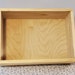 18 X 12 1/2 X 5 1/4 Wooden Shadow Box / Hinged Glass Lid / Display Case ...