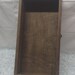 19 X 9 X 3 1/4 Wooden Shadow Box / Hinged Glass Lid / Display Case ...