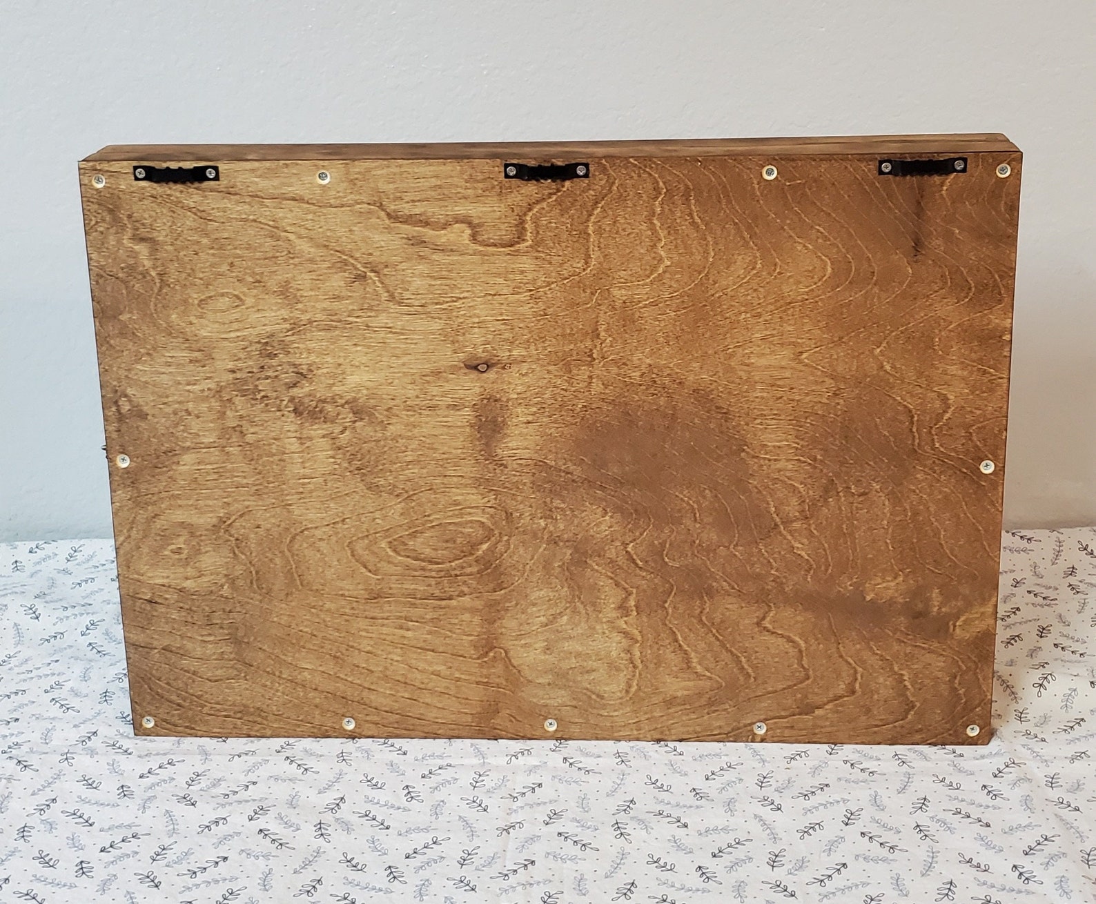 18 X 12 X 1 1/2 Wooden Shadow Box / Hinged Glass Lid / Display | Etsy