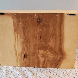 18 X 12 1/2 X 5 1/4 Wooden Shadow Box / Hinged Glass Lid / Display Case ...