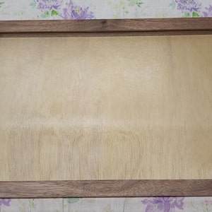 12 X 8 X 1/4 Wooden Shadow Box / Permanent Glass Top / NO Hinged Lid ...