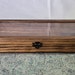 17 X 5 X 2 Wooden Shadow Box / Hinged Glass Lid / Display Case Box ...