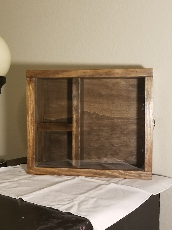 12 1/2 x 10 1/2 x 3 1/4 Wooden Shadow Box Display Case 3 | Etsy
