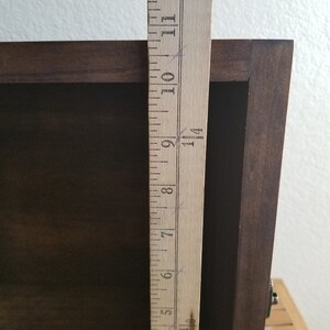 10 X 10 X 8 1/4 Wooden Shadow Box / Black Screen in Hinged Lid | Etsy