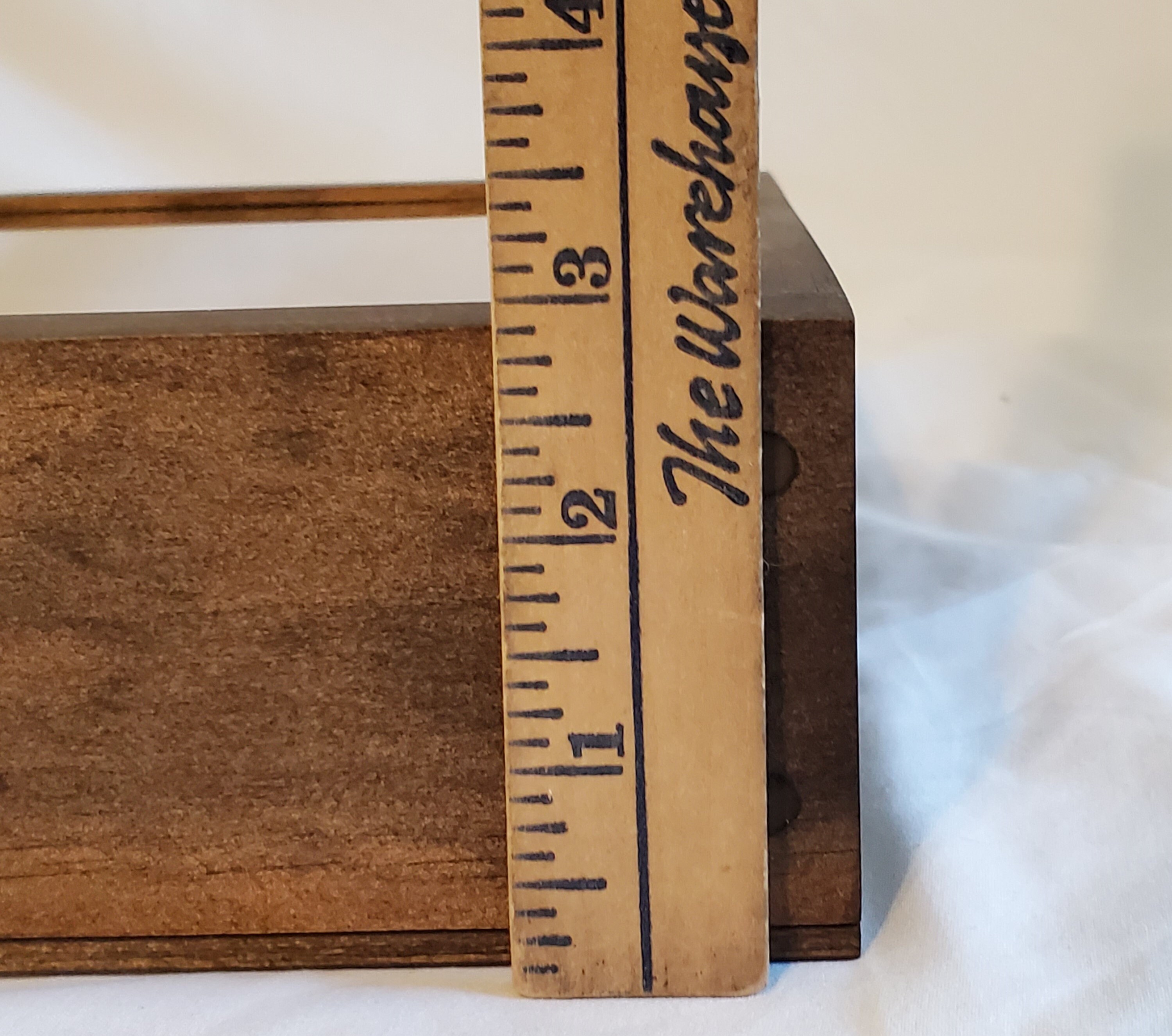 8 X 8 X 2 1/4 Wooden Shadow Box / Permanent Glass Top / NO LID ...