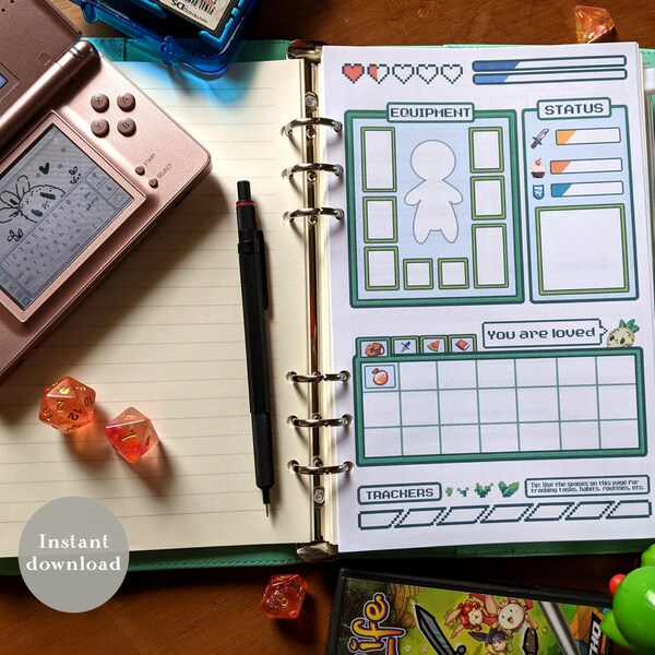 Video Game Tracker Printable - Etsy