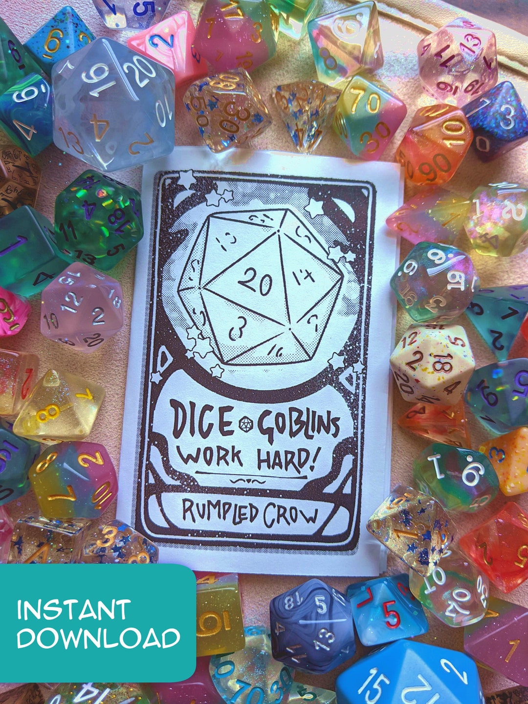 Dice Goblin Comic Zine - PDF - D20 Fantasy TTRPG Tabletop RPG Art - Etsy