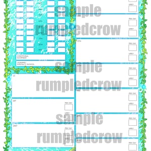 Pathfinder 1st Edition Character Sheet - Fairy Pond - Printable ...