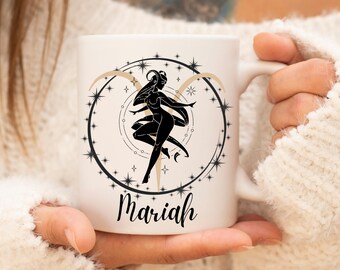 Aries Constellation Mug, Aries Zodiac Mug, Celestial Coffee Mug, Unique ...