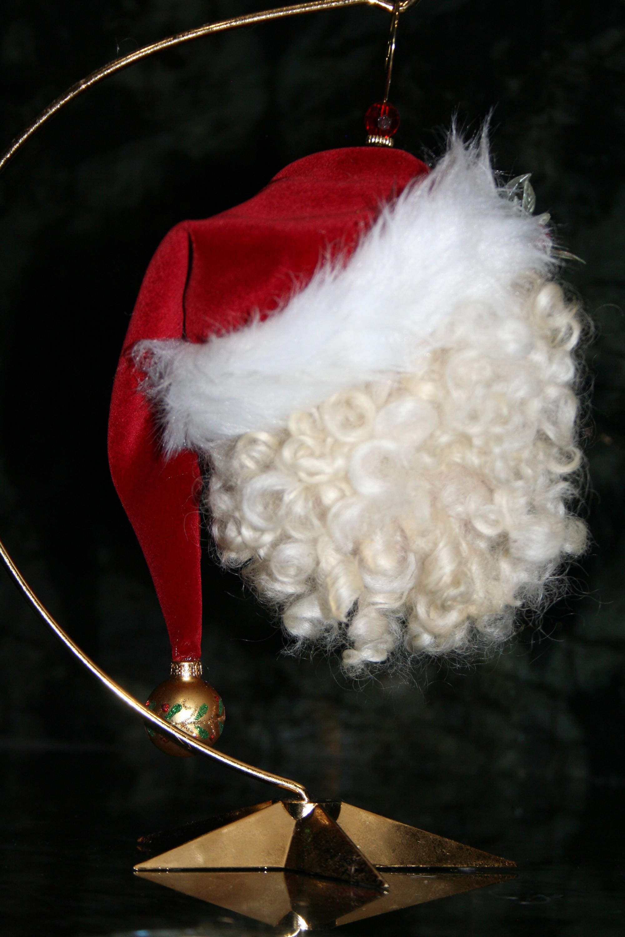 Holly Jolly Santa Original Polymer Sculpt by Sue Menz - Etsy