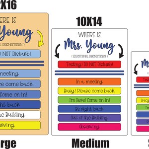 Extra Tiles for "where Is" Door Sign - Personalized Office Decor - Etsy