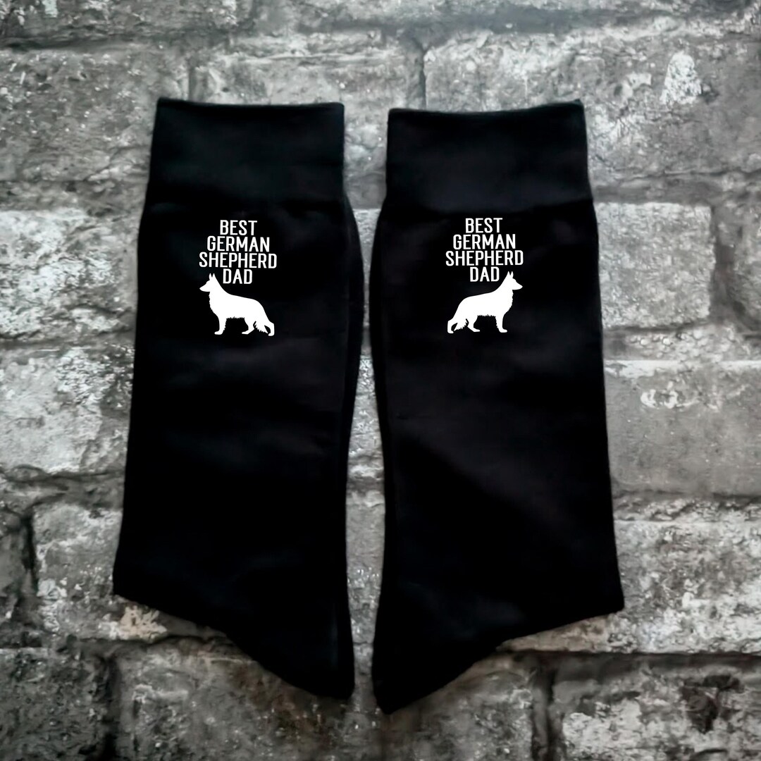 Dad German Shepherd Socks, Father's Day Gift, Christmas German Shepherd ...