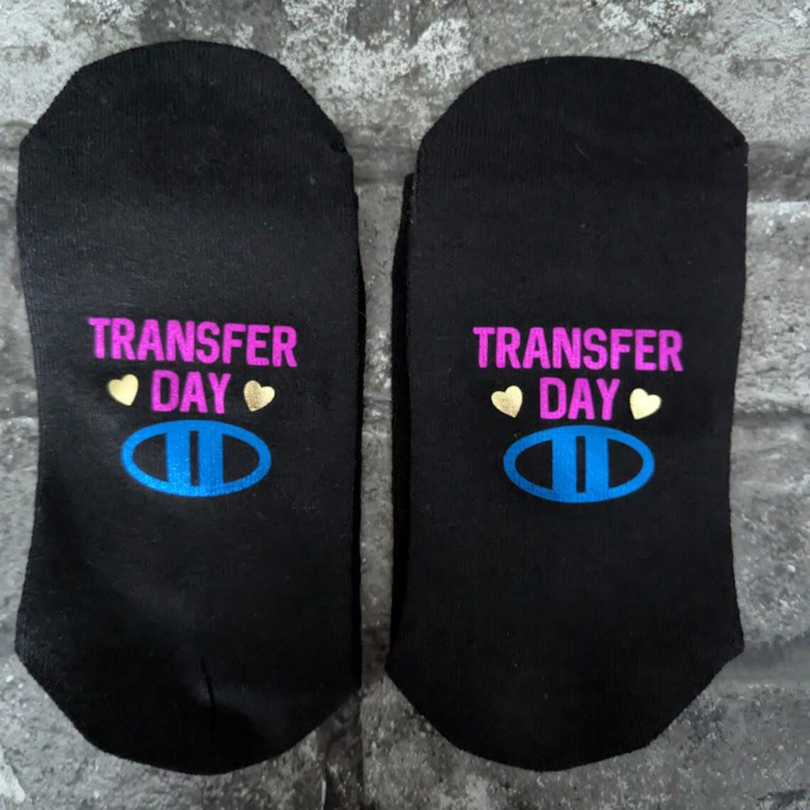 IVF Socks, Transfer Day, IVF Gift, IVF Lucky Socks, Fertility Journey ...