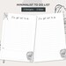 Minimalist to Do List Printable Practical & Simple Tasks List Template ...