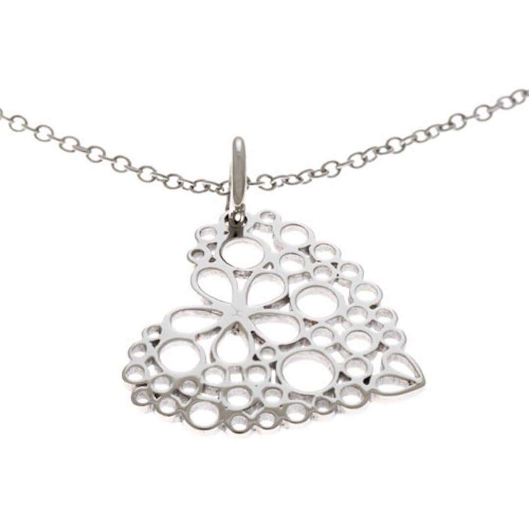 Herspirit Steel Daisy Heart Pendant With Chain 60cm - Etsy