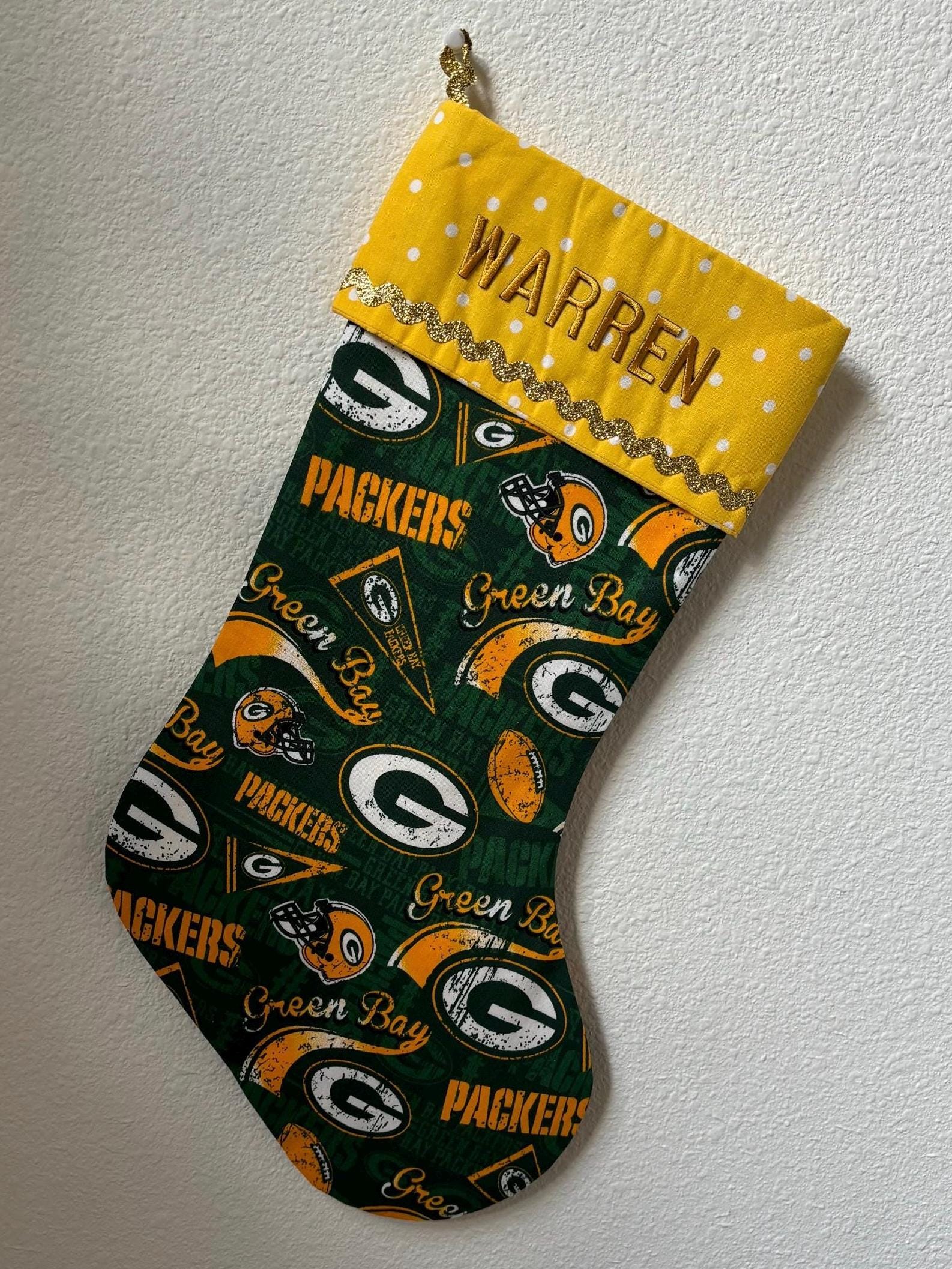 Football Team Stocking - Etsy