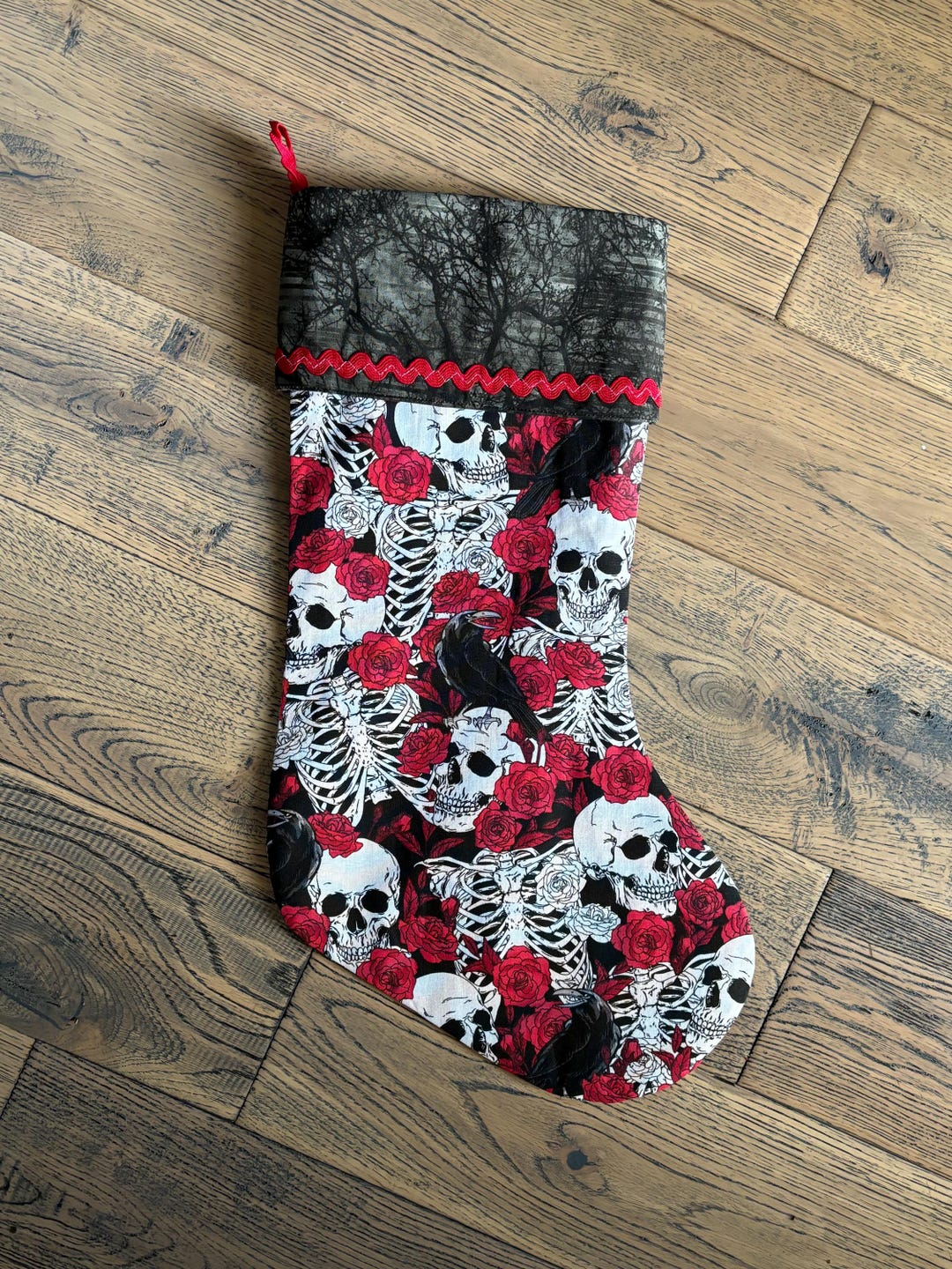 Ravens and Roses Stocking - Etsy