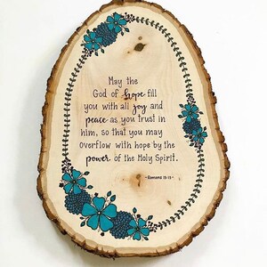 Custom Bible Verse Scripture Wood Sign Bible Verse Wall Art | Etsy