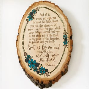 Custom Bible Verse Scripture Wood Sign Bible Verse Wall Art | Etsy