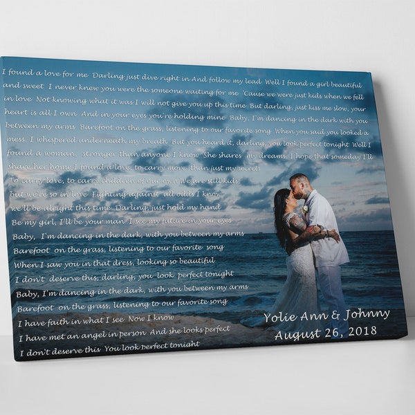 Wedding Song and Picture Anniversary - Etsy