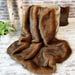 Raynard Faux Fur Throw, Fake Fur Blanket for Bed or Sofa, Double Sided ...