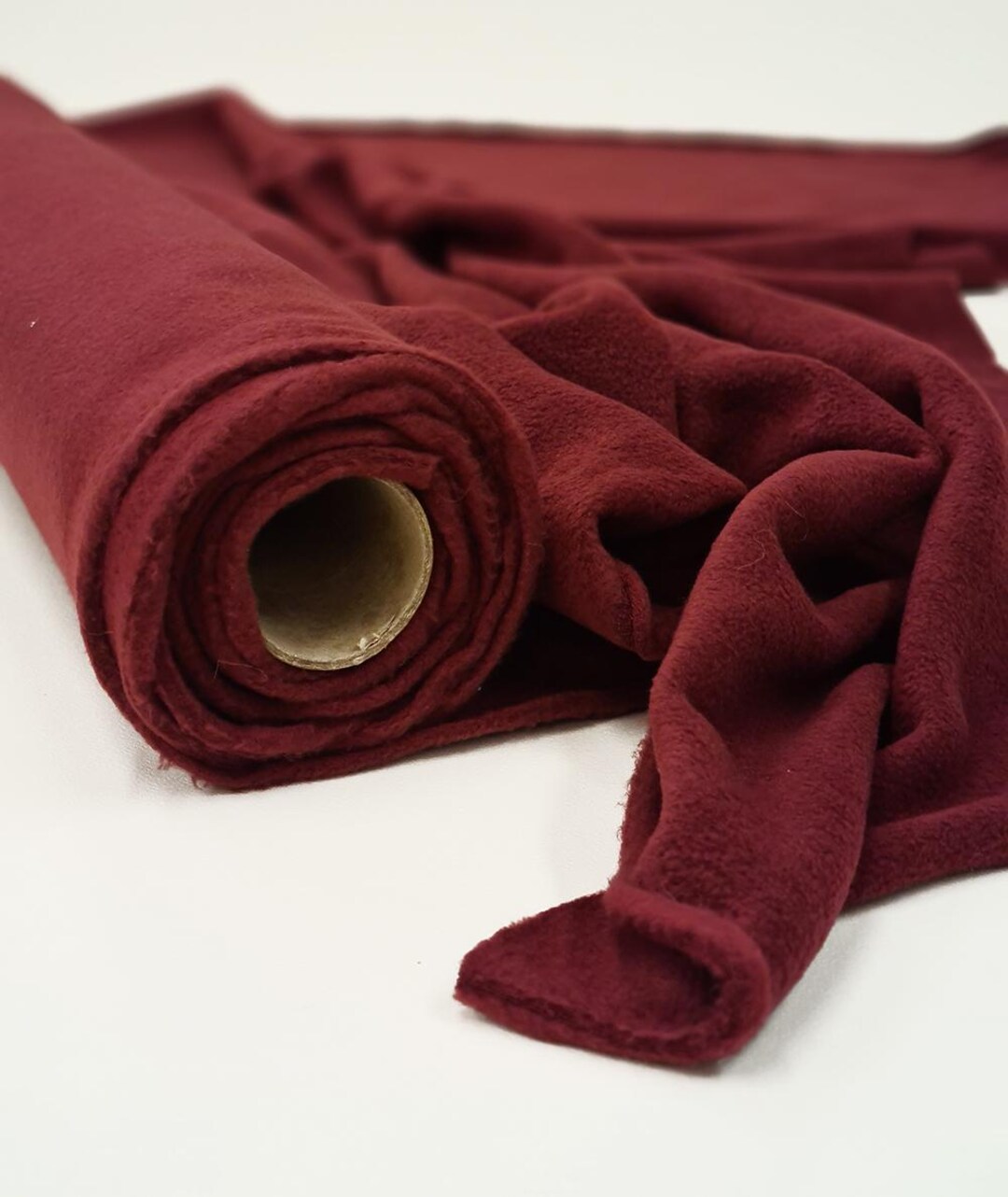 Maroon Anti-pill Fleece Fabric | Lightweight Soft Crafting Material - Etsy