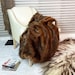 Raynard Faux Fur Throw, Fake Fur Blanket for Bed or Sofa With Brown ...