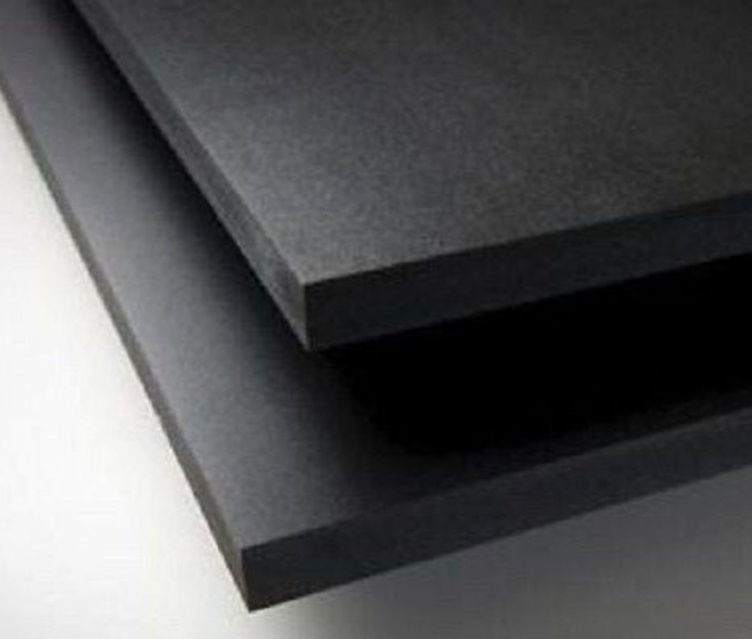 Sibe-r Plastic Supply Black PVC Foam Board Plastic 2 Mm Thick Pick Your ...