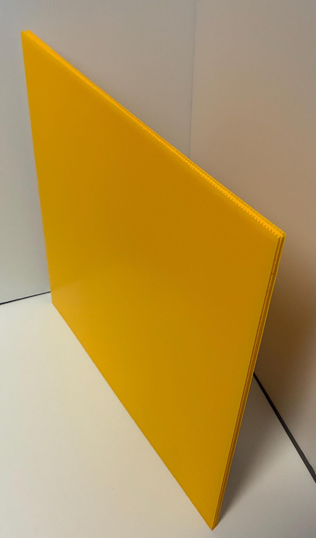 6-pack Corrugated Coroplast Plastic Blank Sign - 4mm Thick - Yellow ...