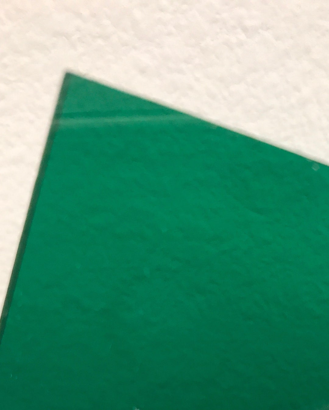 SM ONE- Acrylic Transparent Dark Green Plastic Sheet 1/8" Thick 12" X ...