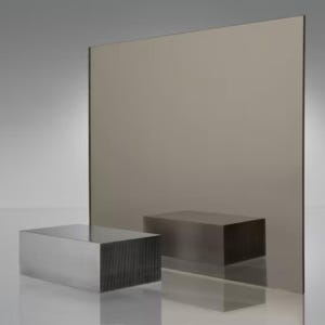 Bronze MIRROR ACRYLIC Plexiglass Sheet (#1600) - 1/8" (3mm) Thick - 12 ...