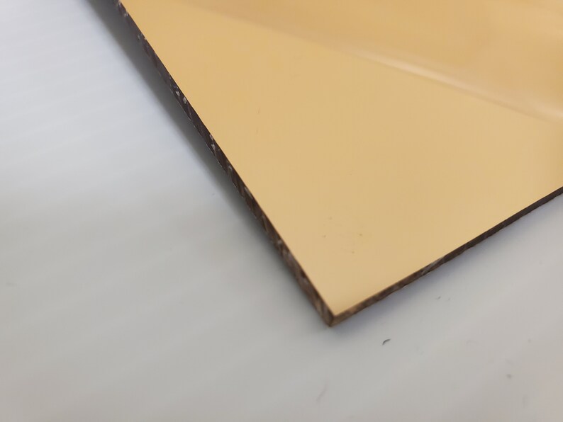 Gold MIRROR ACRYLIC Plexiglass Sheet - 1/8" (3mm) Thick - Pick Your ...