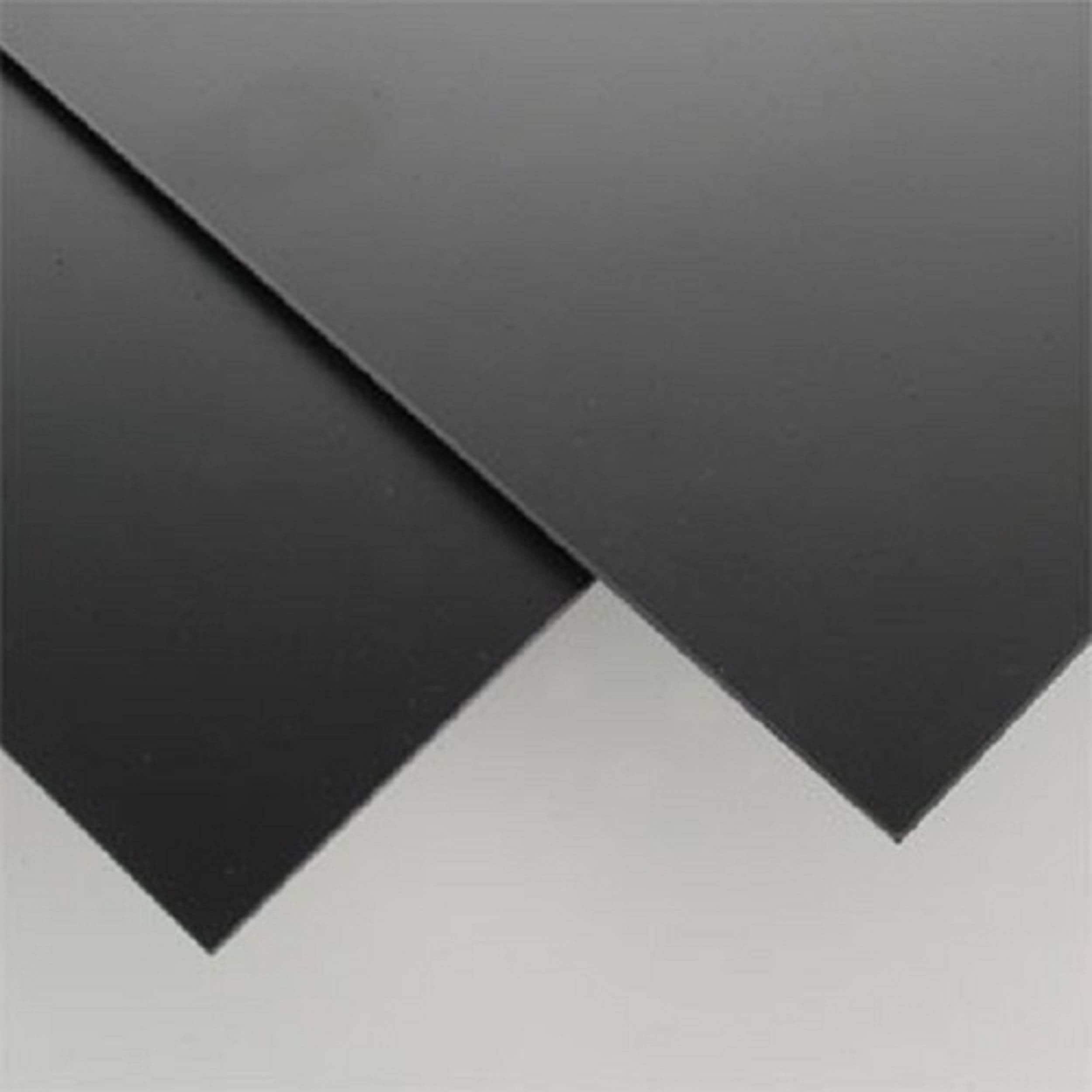 Polystyrene-hips(high Impact Polystyrene)-black 0.060" Thick-pick Your ...