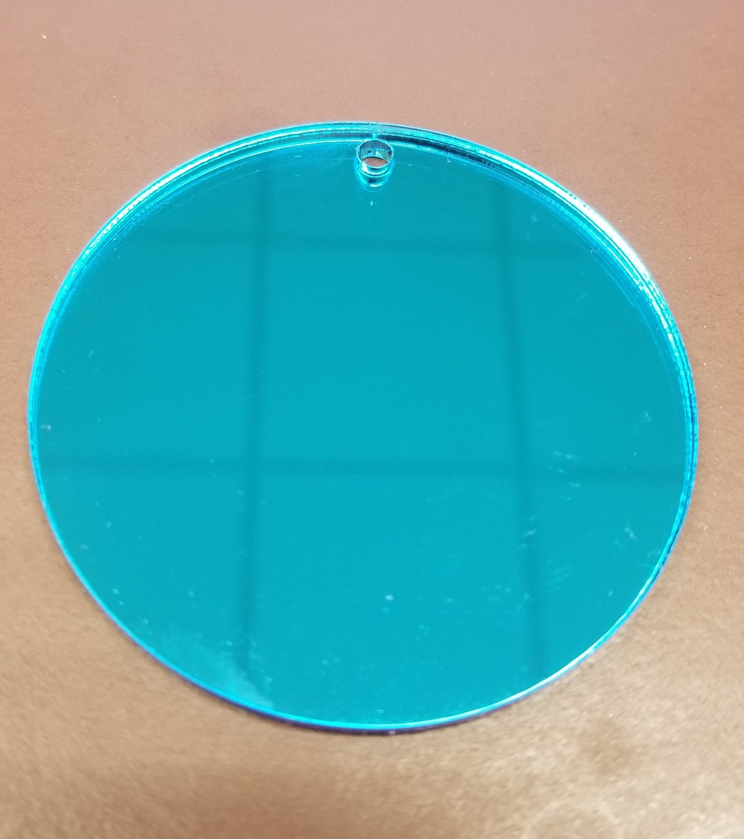 15-piece Light Blue MIRROR ACRYLIC Discs - 1/8" (3mm) Thick With Holes ...