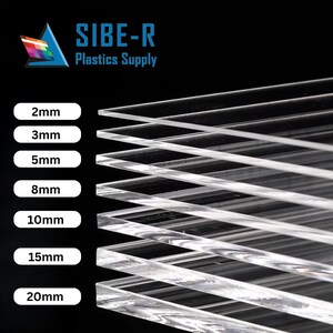 Dark Red MIRROR ACRYLIC Plexiglass Sheet (#2423) - 1/8" (3mm) Thick ...