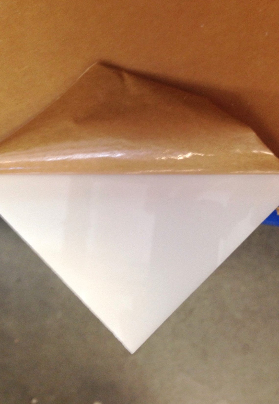 Acrylic White Translucent Plexiglass Plastic Sheet - 1/8" Thick - 8" X ...