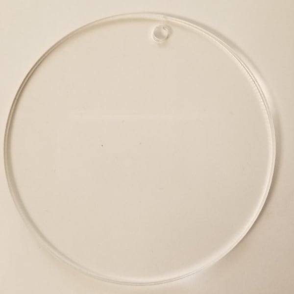 Acrylic Discs With Hole - Etsy