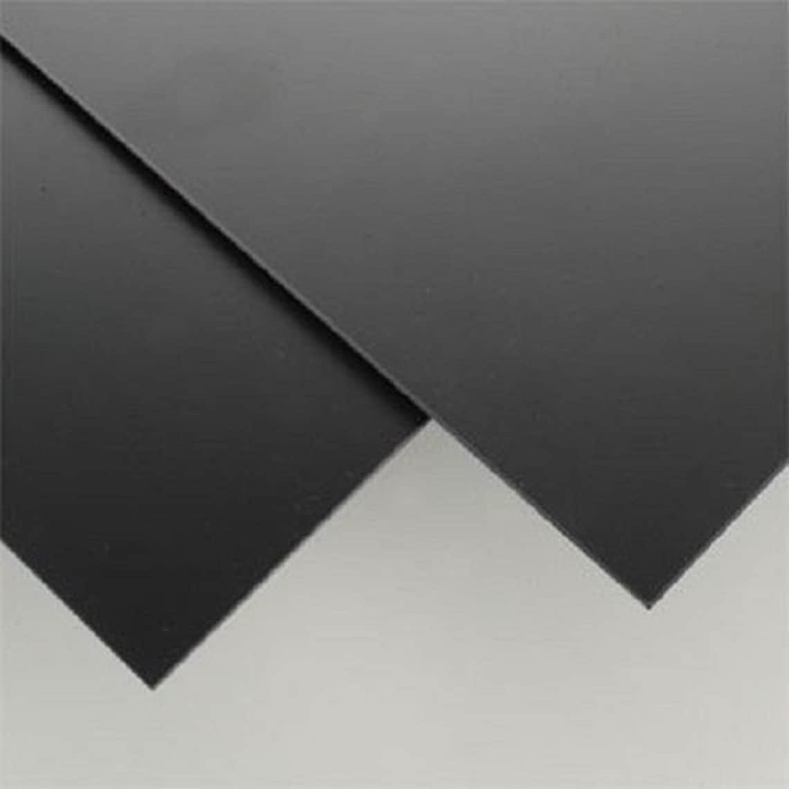 Black STYRENE Polystyren Plastic Sheet 12 X 24 - Etsy Australia