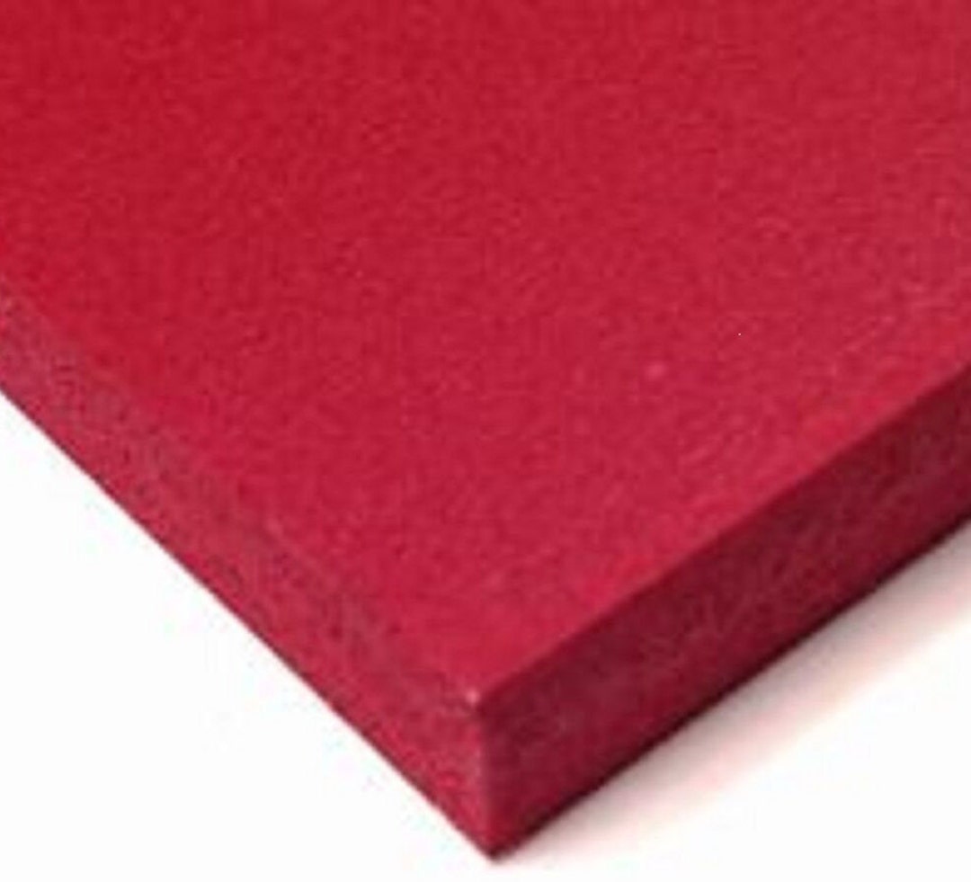 Sintra PVC Plastic Foam Board - 1/4" Thick (6mm) - Red - Pick Your Size ...