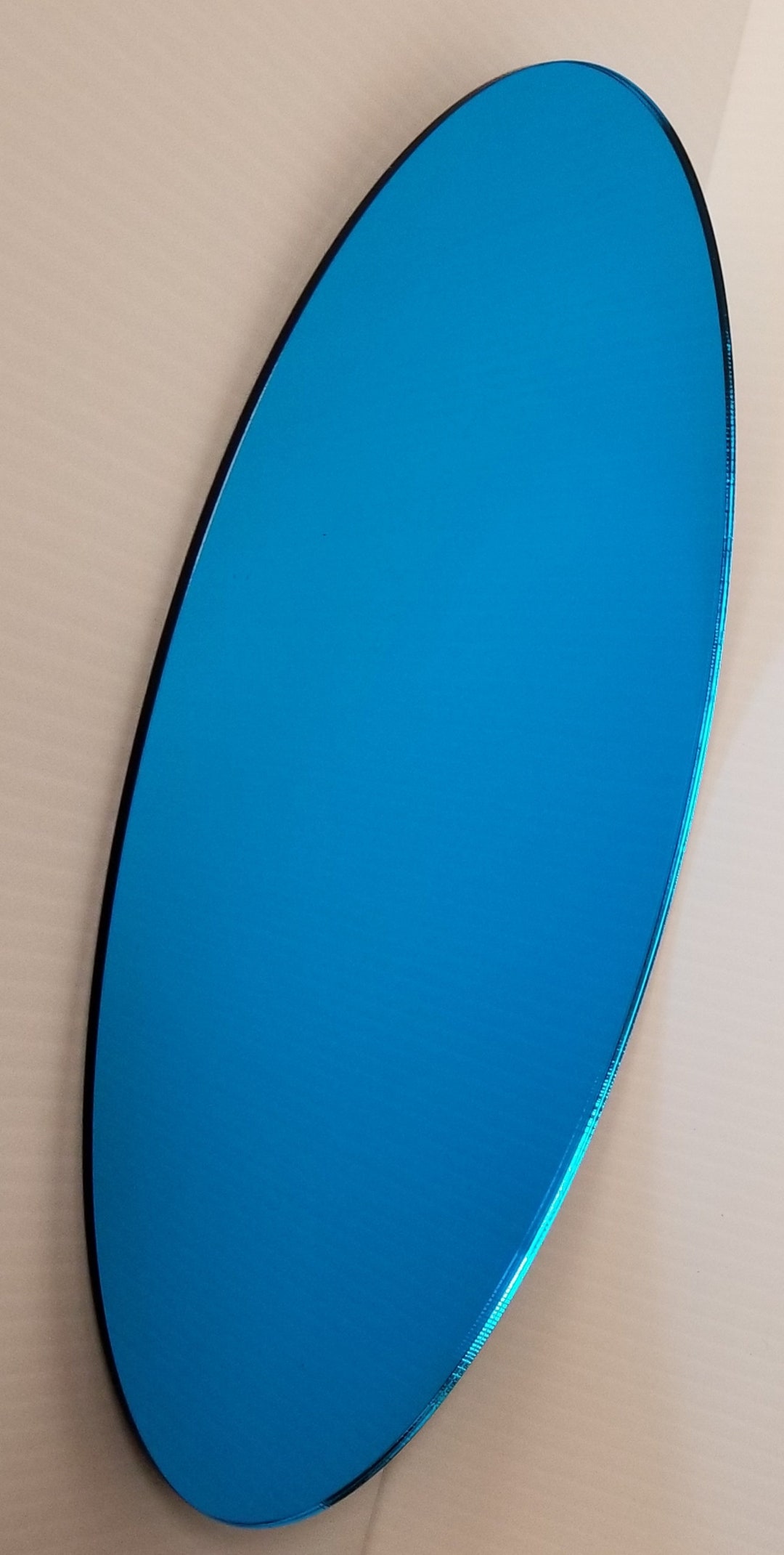 5 1/2 X 2 3/4 X 1/8 Thick Acrylic Mirror Oval Pick Your Color Laser Cut ...