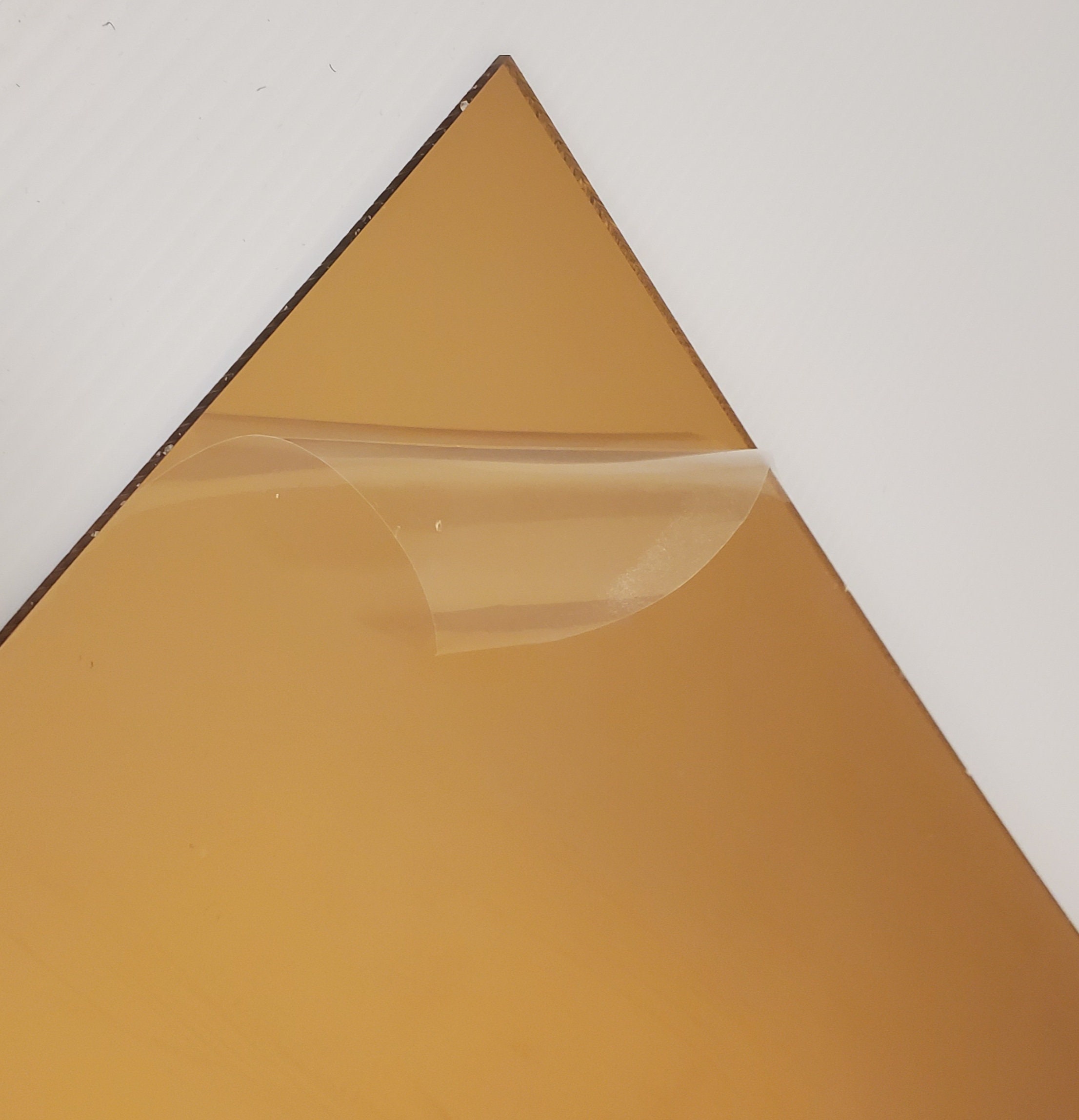 Gold MIRROR ACRYLIC Plexiglass Sheet - 1/8" (3mm) Thick - Pick Your ...
