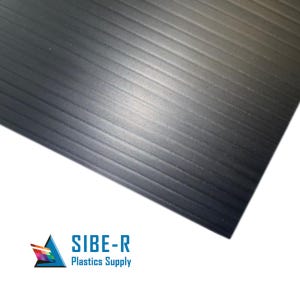 Corrugated Coroplast Plastic Sheet - 6mm Thick - White or Black ...