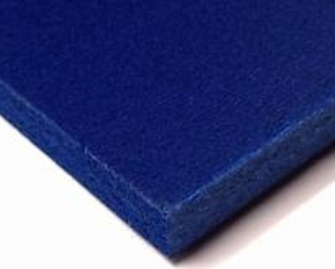Sintra PVC Plastic Foam Board - 1/4" Thick (6mm) - Dark Blue - Pick ...