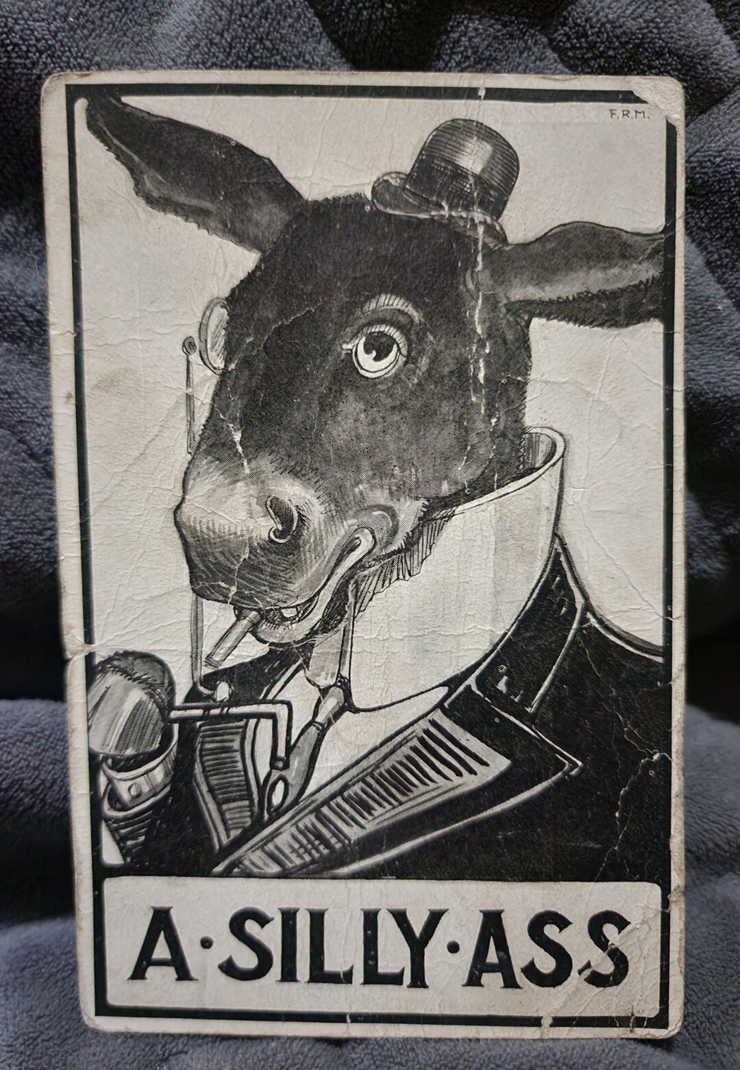 A Silly Ass 1911 Postacard - Etsy