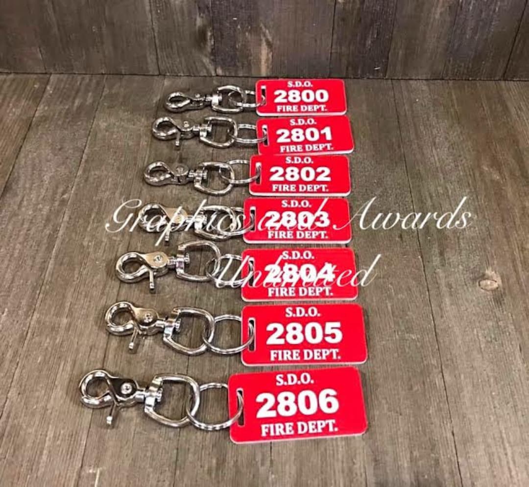 Accountability Tags, Fire Department Accountability Tags, Trigger Clip ...