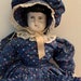 Victorian Blue Fanchon Bonnet - Etsy