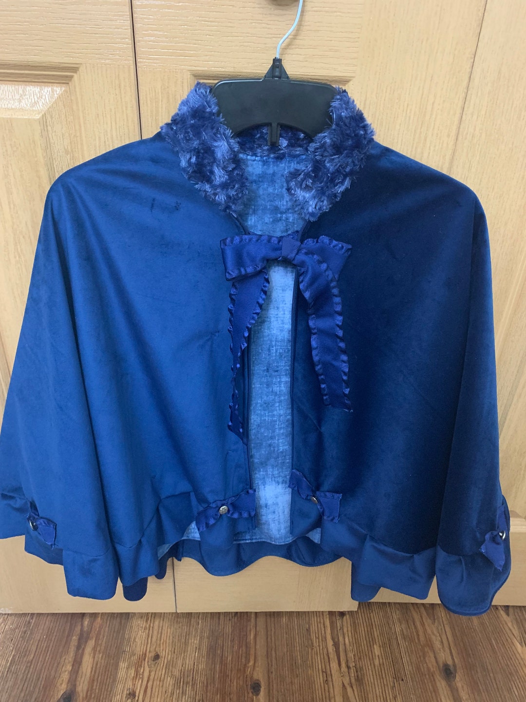 Victorian Royal Blue Cape - Etsy